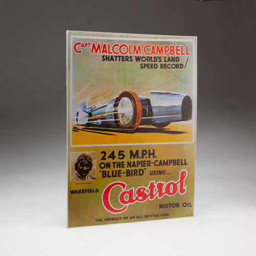 Castrol Poster – Bluebird Campbell Heritage